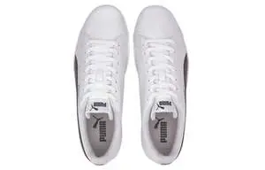 PUMA Up Low Top Lace Up Sneakers - White/black