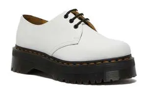 Dr. Martens 1461 Quad Platform Shoes - White