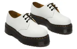 Dr. Martens 1461 Quad Platform Shoes - White