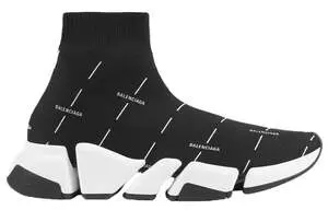 Balenciaga Speed 2.0 Sock Sneakers - Black/white
