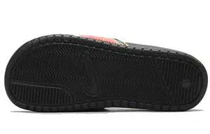 Nike Benassi Jdi Print Floral Slides - Black