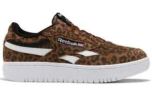 REEBOK Club C Double Revenge Leopard Print Sneakers
