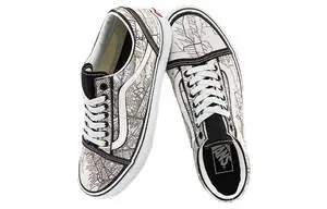 VANS Moca X Old Skool 'frances Stark Maps' Collaboration - Multi-color