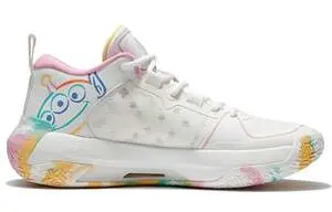 LI-NING X Disney Liren 2 'toy Story' High-top Sneakers - White/pink