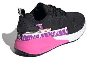 Adidas Zx 2k Boost 'wordmark Heel Stripe' Sneakers - Black