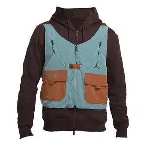 JORDAN Fleece Lined Hooded Jacket With Detachable Vest