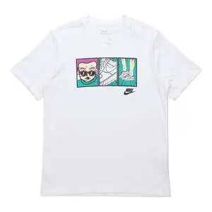 Nike Nsw Af1 Printed Short Sleeve Tee - White