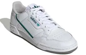 Adidas Continental 80 Low Top Sneakers - White/green