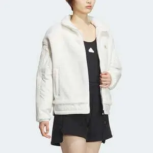 Adidas Reversible Padded Jacket With Stand Collar
