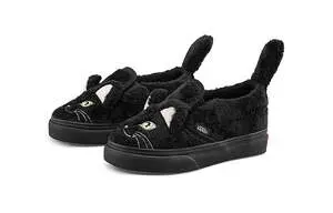 VANS Toddler Slip-on Velcro 'cat' Sneakers