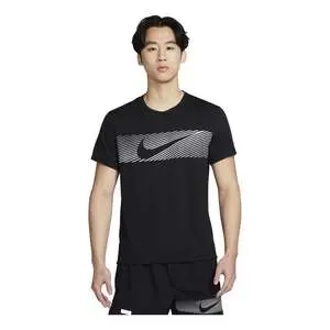Nike Miler Flash Dri-fit Uv T-shirt - Black