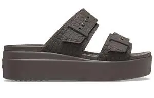 CROCS Brooklyn Platform Sandals With Adjustable Straps