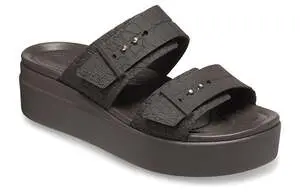 CROCS Brooklyn Platform Sandals With Adjustable Straps
