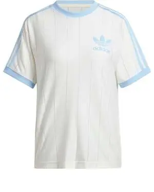 Adidas Originals 3 Stripe Graphic T-shirt - White/blue