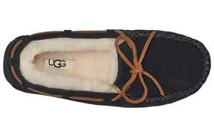 UGG Dakota Slipper With Fleece Lining - Black