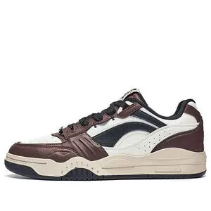 LI-NING Moon White "white Brown" Sneakers - White/black/brown