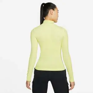 Nike X Long Sleeve Base Layer Top - Green/yellow