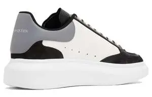 Alexander McQueen Colour-block Low-top Sneakers - White/grey/black