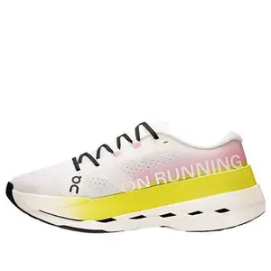 On On Running Cloudboom Max Sneakers Lime/raspberry