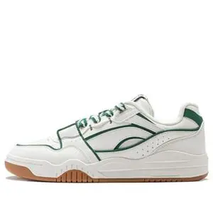 LI-NING Athletic Sneakers - White/green/tan