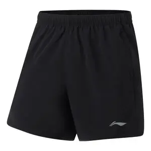 LI-NING Quick Dry Running Shorts - Black