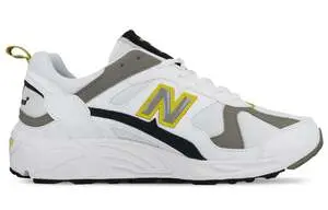 NEW BALANCE 878 Athletic Sneakers - Gray/white/yellow