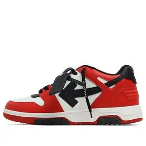 Black Red Off White Shoes For Men