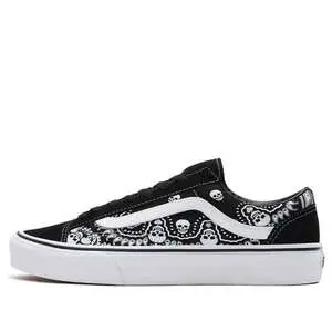 VANS Style 36 Bandana "skull Paisley" Low Top Sneakers - Black