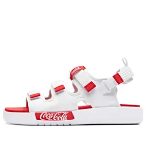 ANTA X Coca Cola Beach Sandals - White/red