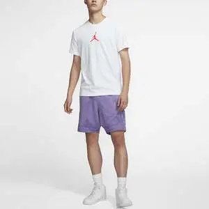 JORDAN Jumpman Logo Printing Pullover Round Neck Short Sleeve - White