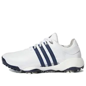 Adidas Tour 360 22 Golf Shoes - White/blue