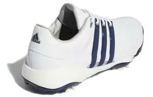 Adidas Tour 360 22 Golf Shoes - White/blue