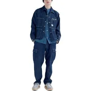 HUMAN MADE Indigo Denim Cargo Pants