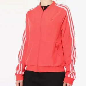 Adidas Bomber Jacket With Sporty Stripes