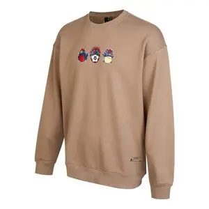 Adidas Graphic Crew Neck Sweater - Brown