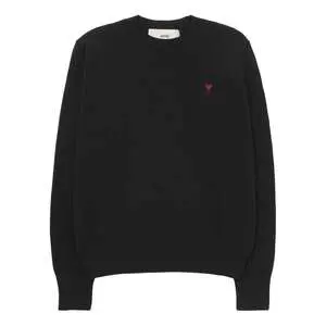 AMI Paris Small Heart Logo Wool Knit