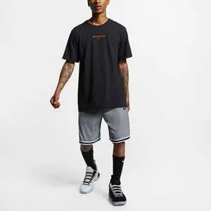Nike Lebron James Xatoms Crossover Limited Tiger Head Printing Short Sleeve - Black