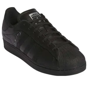 Adidas X Unity Superstar Adv Leather Sneakers - Core Black/core Black/silver Metallic