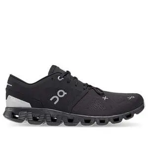 On Cloud X 3 Athletic Sneakers - Black