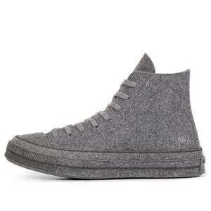 CONVERSE J.w. Anderson X Chuck 70 Hi Top Felt Sneakers - Grey