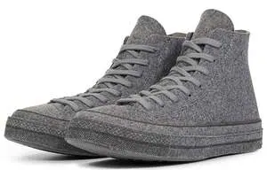 CONVERSE J.w. Anderson X Chuck 70 Hi Top Felt Sneakers - Grey