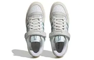 Adidas Originals Forum Low Sneakers - Light Gray/white/blue