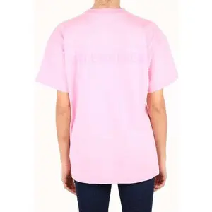 Balenciaga Alphabet Logo Printing Loose Short Sleeve T-shirt - Pink