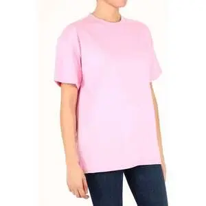 Balenciaga Alphabet Logo Printing Loose Short Sleeve T-shirt - Pink
