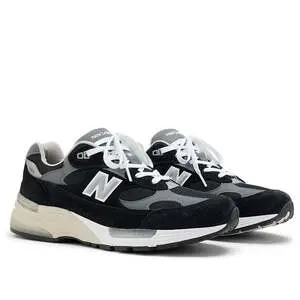 NEW BALANCE 992 Miusa Athletic Sneakers - Black/grey