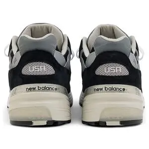 NEW BALANCE 992 Miusa Athletic Sneakers - Black/grey
