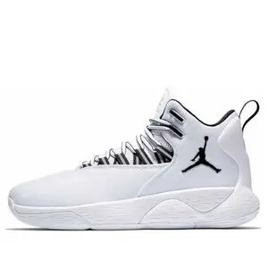 JORDAN Air Super.fly Mvp Pf High Top Sneakers - White/black