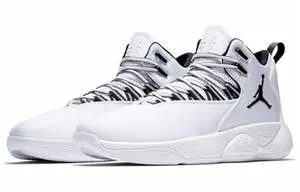 JORDAN Air Super.fly Mvp Pf High Top Sneakers - White/black