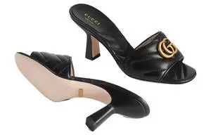 Gucci Marmont Double G Slide Sandal