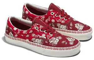 VANS Era Red White Sneakers - Red/white